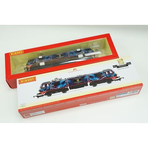 Boxed Hornby OO gauge R30230 100 Years of Malcolm Group Class 90 Bo Bo ...