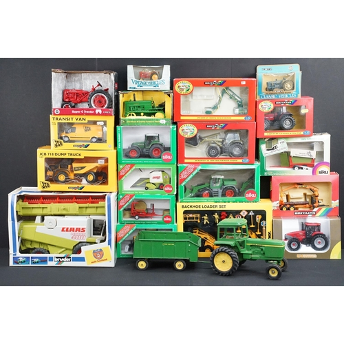 17 Boxed farming related diecast models to include 4 x Britains models ...
