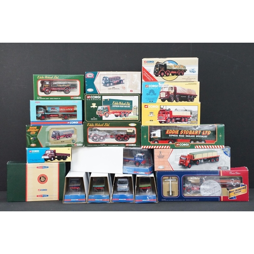 19 Boxed Corgi heavy haulage diecast models to include 5 x Corgi ...