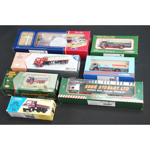 19 Boxed Corgi heavy haulage diecast models to include 5 x Corgi ...