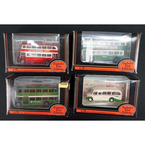 31 Boxed / cased diecast model buses to include 21 x EFE Exclusive ...