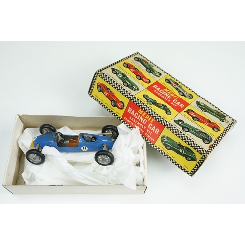 Five boxed Merit Racing Car Assembly Kits to include 1956 Cooper 500 MK ...