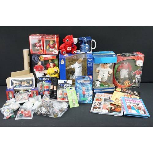 Collection of Football related figures / collectibles featuring boxed ...