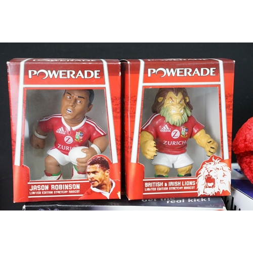 Collection of Football related figures / collectibles featuring boxed ...