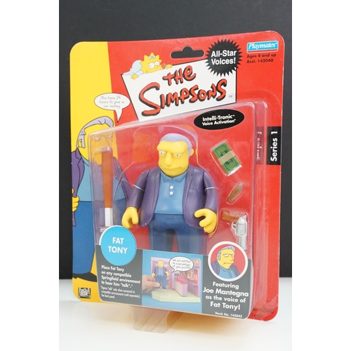 The Simpsons - Six carded Playmates Simpsons World of Springfield WOS ...