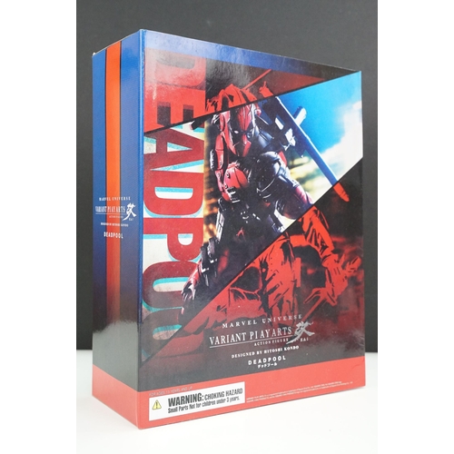 Boxed Marvel Universe Variant Play Arts Deadpool figure designed by ...