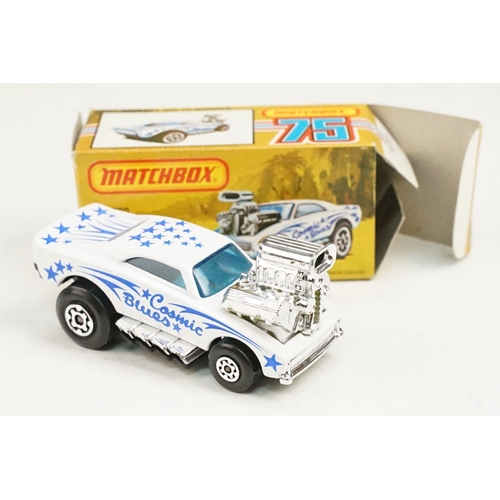 16 Boxed Matchbox 75 Series diecast models to include 70 Orange Peel ...