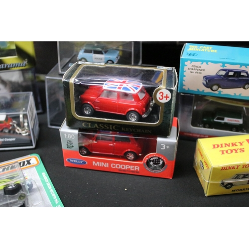 Around 50 boxed mainly Mini diecast models to include Corgi, Vanguards ...
