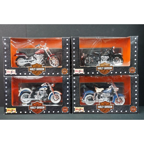 21 Boxed Maisto Harley Davidson Motorcycles Collector Edition diecast ...