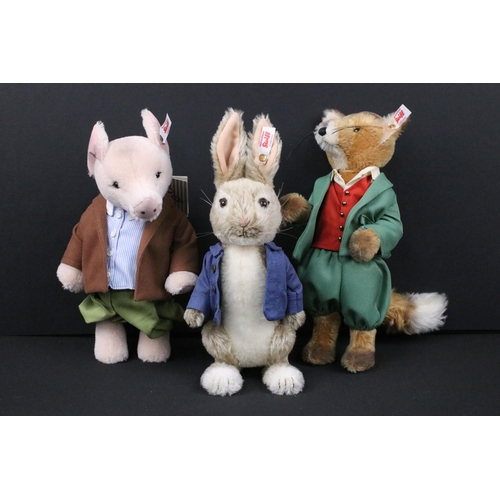 Steiff - Three ltd edn Beatrix Potter Steiff bears to include No ...