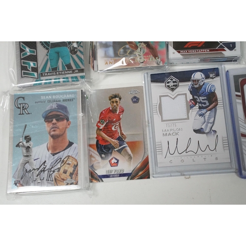 Sports Cards - Collection of cards featuring Football, NFL, MLB, NBA ...