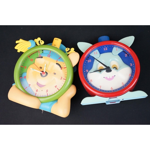 Collection of Spearmark Sleepy Time Bunny Alarm Clocks featuring 6 x ...