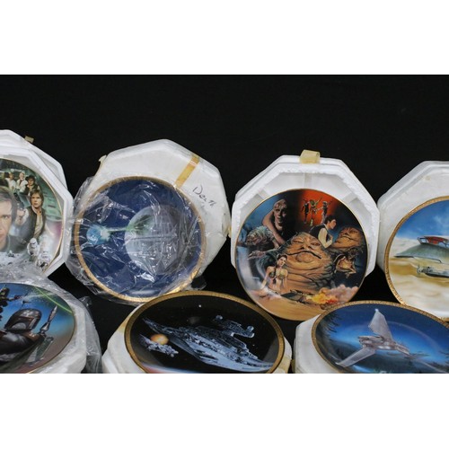 Star Wars - Collection of Star Wars collector plates featuring Death ...