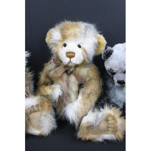 Charlie Bears - Five ltd edn Charlie Bears with tags to include Jackie ...