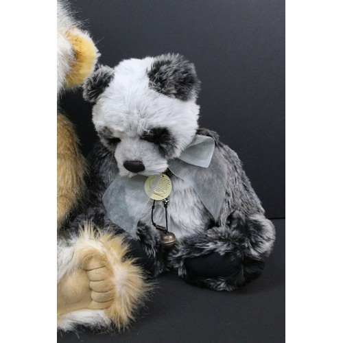 Charlie Bears - Five ltd edn Charlie Bears with tags to include Jackie ...