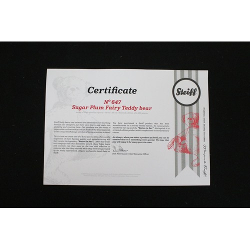 Steiff - Five boxed Steiff teddy bears to include Logo-Bar Blond 25 ...