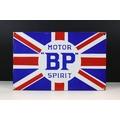 Enamel sign ' BP Motor Spirit ' 41cm x 25.5cm