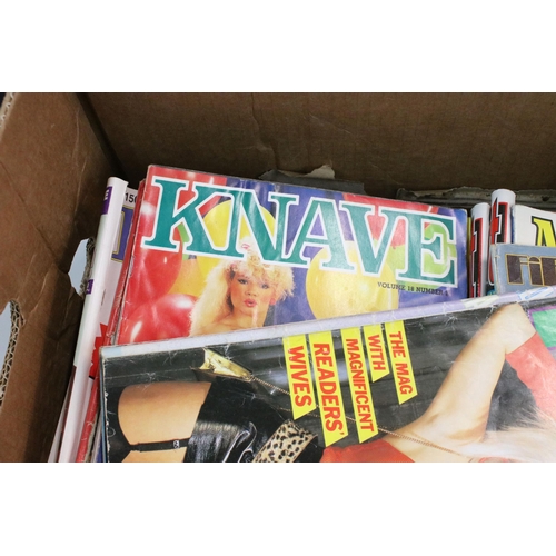 Collection of over 50 adult erotic magazines, 1980's onwards including ...