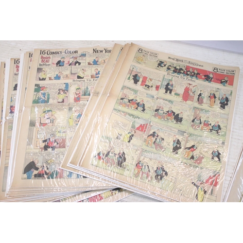 A group of 24 original colour-printed comic book supplements for New ...