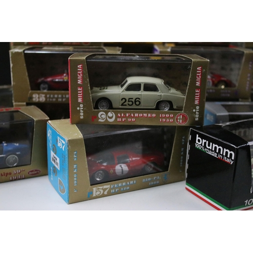 34 Boxed / cased Brumm diecast models to include 27 x Oro Serie ...