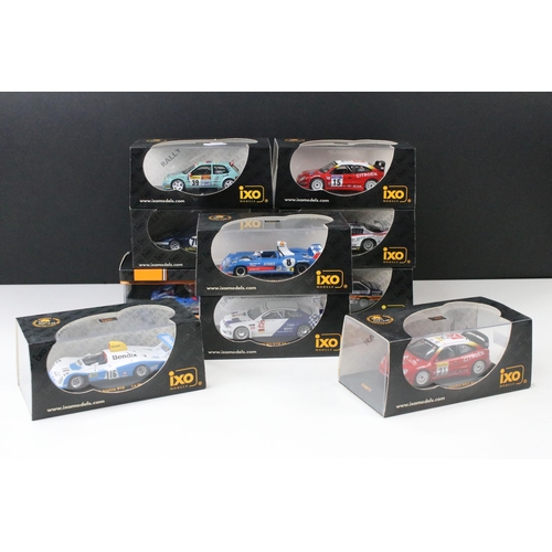 10 Boxed / cased 1/43 IXO diecast models to include GTM111 Ford GT #66 ...