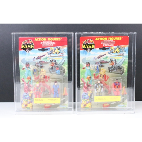MASK - Two carded Kenner MASK Action Figure sets to include Ace Riker ...