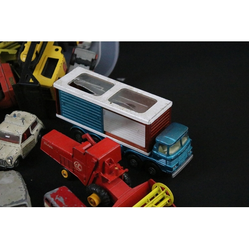 Collection of mixed playworn diecast models to include Corgi Juniors ...