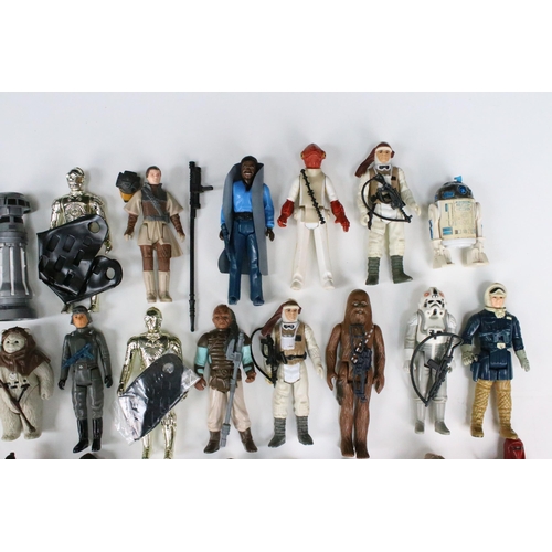 Star Wars - 48 Star Wars figures all complete with accessories to ...