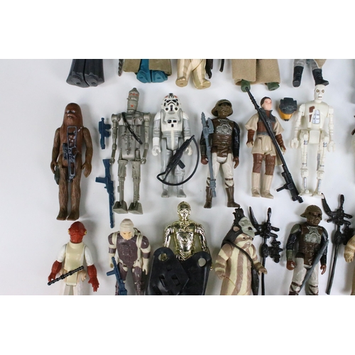 Star Wars - 48 Star Wars figures all complete with accessories to ...