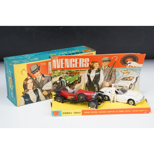 Boxed Corgi Gift Set 40 The Avengers diecast model set with Vintage ...