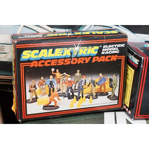 Quantity of mixed Scalextric sets and slot cars to include boxed ...