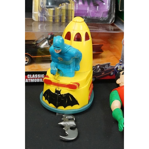 Collection of boxed and unboxed Batman related items to include DC ...