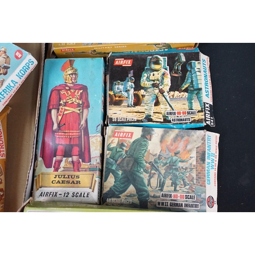 Quantity of boxed Airfix plastic model kits to include Military Series ...