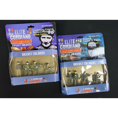 Five boxed plastic figures to include 4 x Elite Command Collector's ...