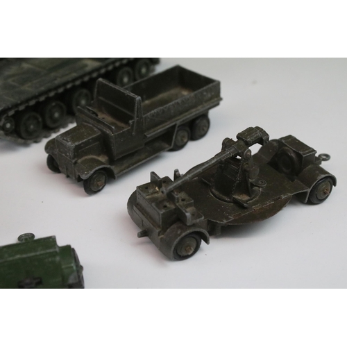 14 Dinky military diecast models to include cased 617 Volkswagen KDF ...