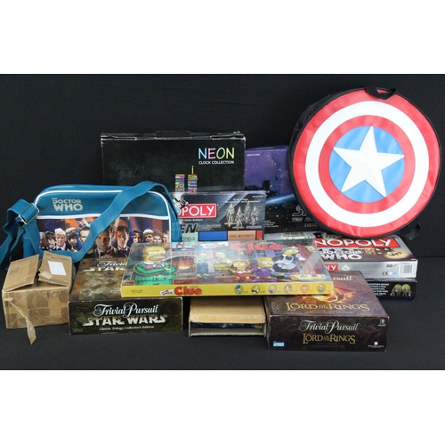 Collection of Tv related board games and collectibles to include 1 x ...
