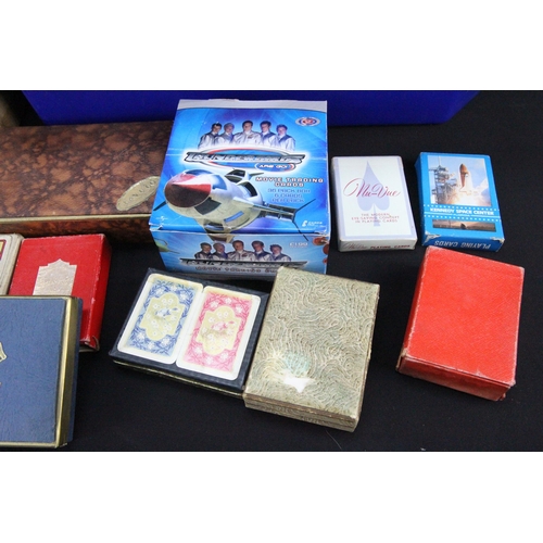 Large collection of circa Mid 20th C onwards playing cards and card ...