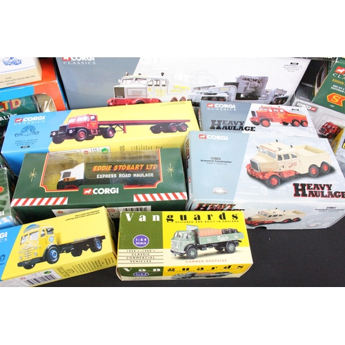 21 Boxed diecast models to include 3 x Corgi Heavy Haulage models ...