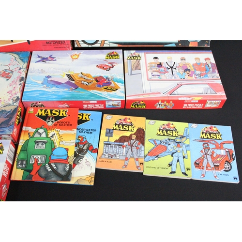 MASKS - Collection of boxed MASK toys, puzzles and books to include ...