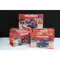 MASK - Five boxed Kenner MASK vehicles to include Wildcat with Clutch ...