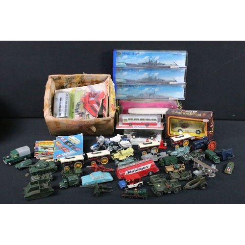 Collection of mixed diecast models to include 9 x cased Majorette ...