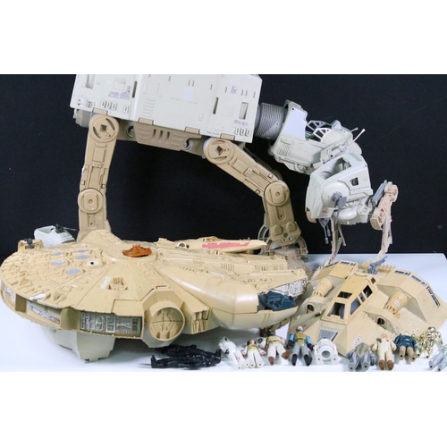 Star Wars - Collection of original Star Wars vehicles and figures to ...