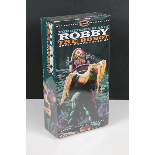 Three boxed Polar Lights plastic model kits to include Forbidden Planet ...