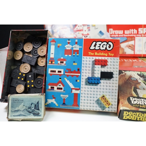 Quantity of board games and toys to include boxed Lego 040 set, boxed ...