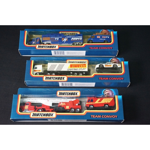 22 Boxed Matchbox Convoy and Team Convoy diecast models to include TC15 ...