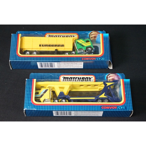 22 Boxed Matchbox Convoy and Team Convoy diecast models to include TC15 ...