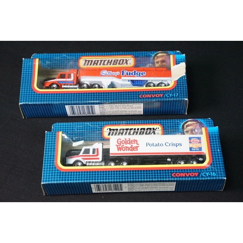 22 Boxed Matchbox Convoy and Team Convoy diecast models to include TC15 ...