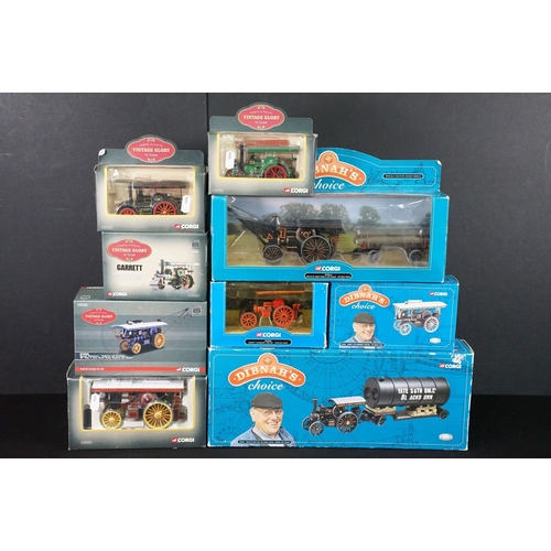 Nine boxed Corgi diecast model steam engines to include 5 x Vintage ...