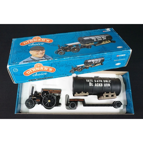 Nine boxed Corgi diecast model steam engines to include 5 x Vintage ...