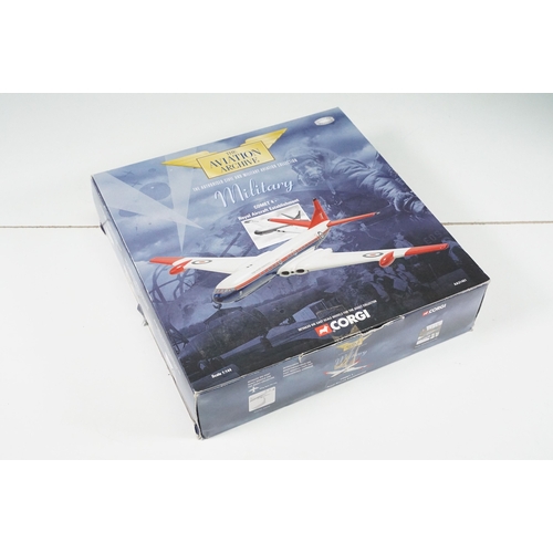 Ten boxed diecast model aircraft to include 9 x Corgi Aviation Archive ...